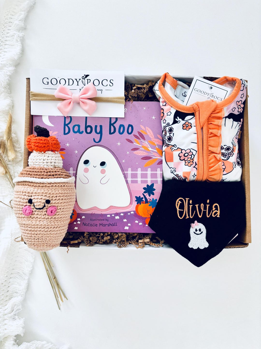 Newborn Baby Girl Gift Box, Baby Girl Gift, Halloween Baby Gift ...