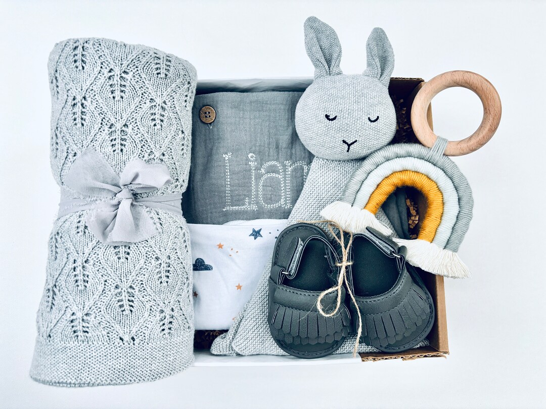 Corporate Gift for New Baby, New Baby Boy Gift Basket, Gift for Newborn ...