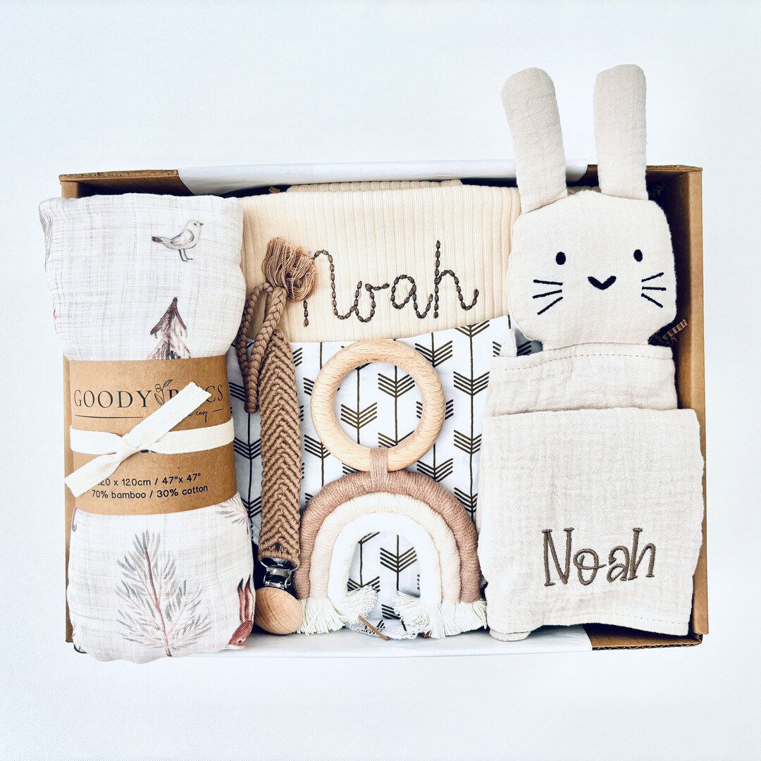 Gender Neutral Baby Gift, Woodland Themed Baby Gift, Unisex Baby Gift ...