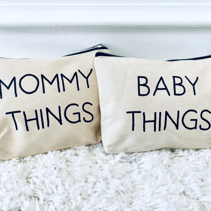 Mommy and Baby Pouch Set - Etsy