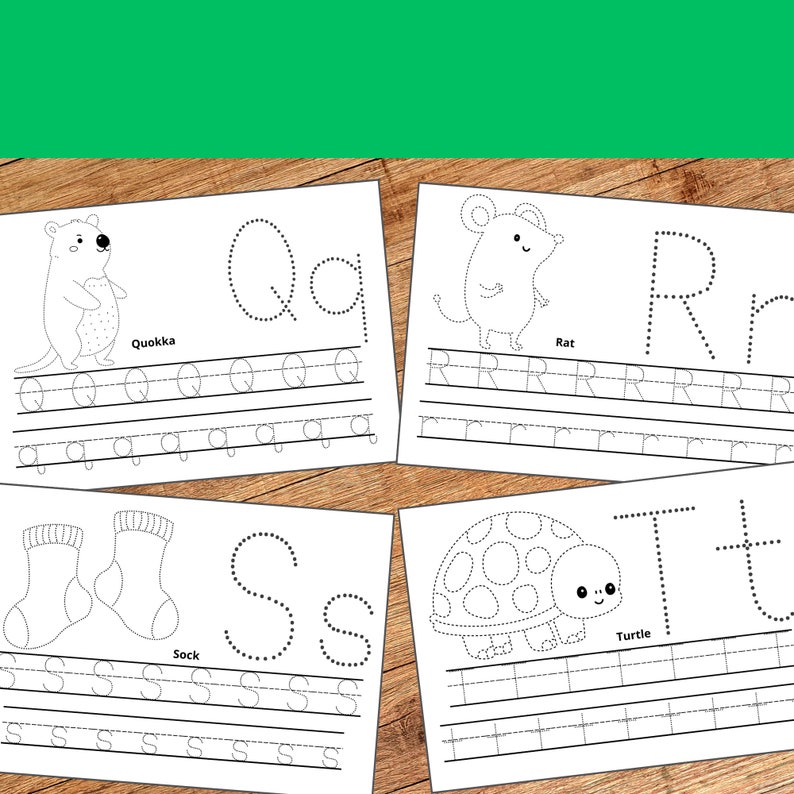 ABC Phonics Activity Worksheets for Tracing, Uppercase and Lowercase ...