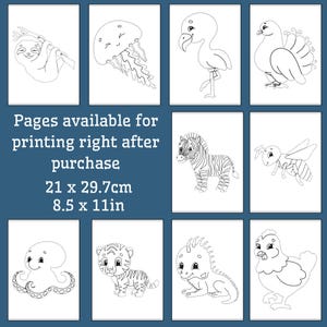 Tracing Worksheets | Animal Tracing and Coloring for Toddlers ...