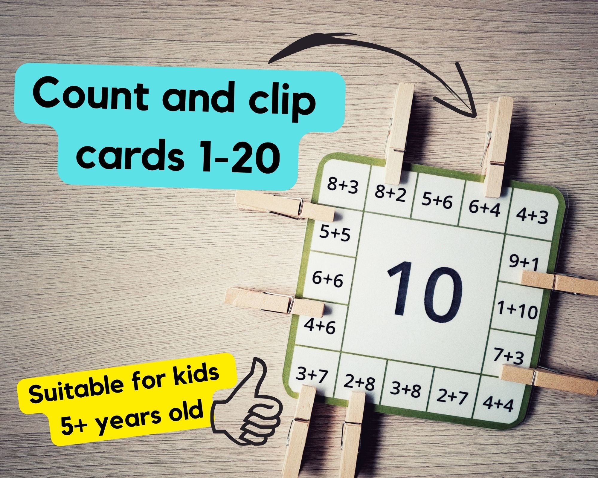 Addition Facts 1-20 Mathematics Flashcards for Kids - Etsy