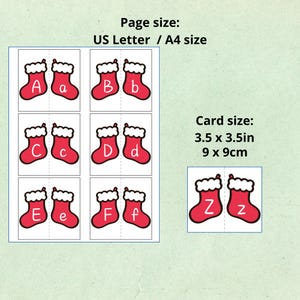 Uppercase Lowercase Letter Matching Game, ABC Puzzles, Preschool ...