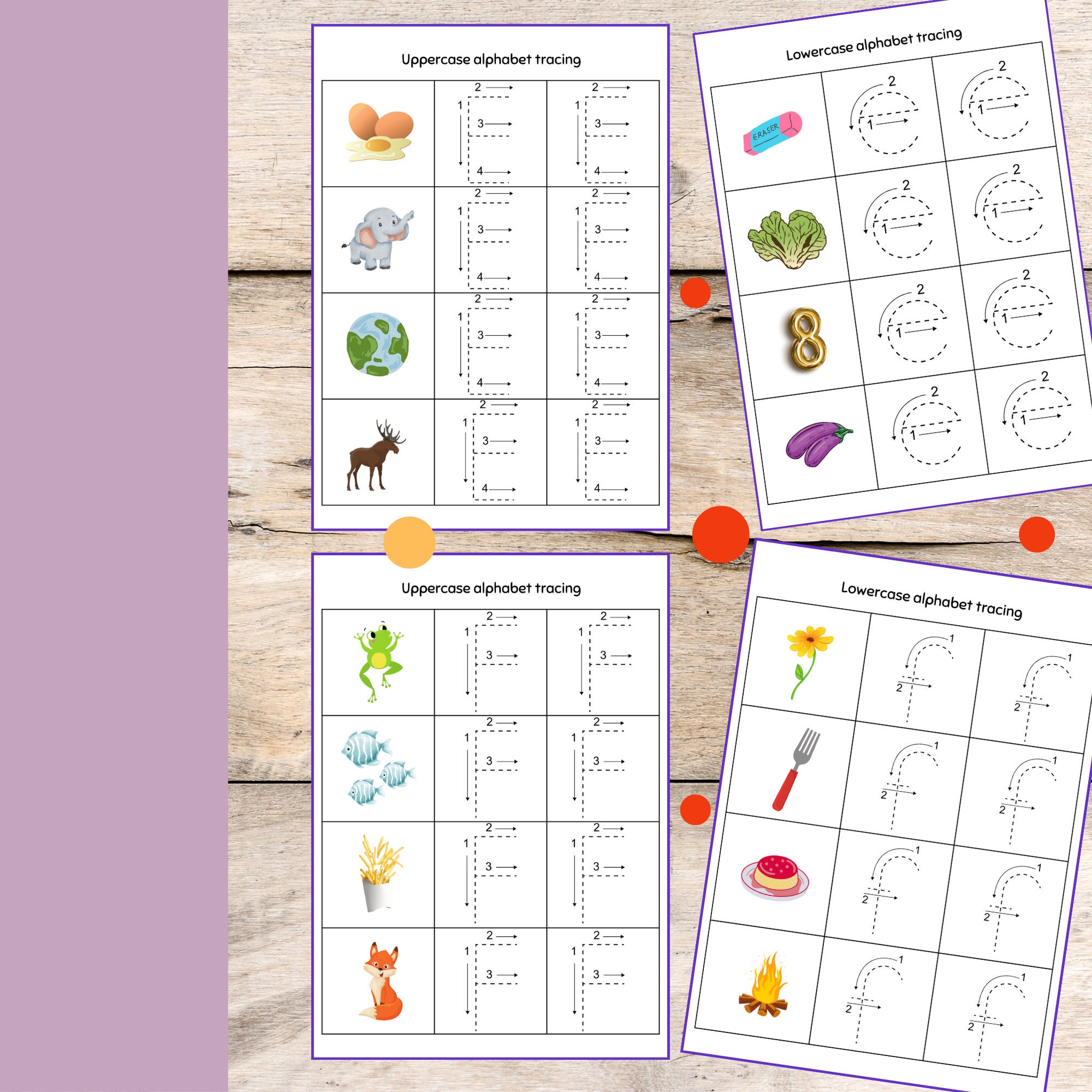 Printable Alphabet Letter Sounds Worksheets, ABC Phonics, Preschool ...
