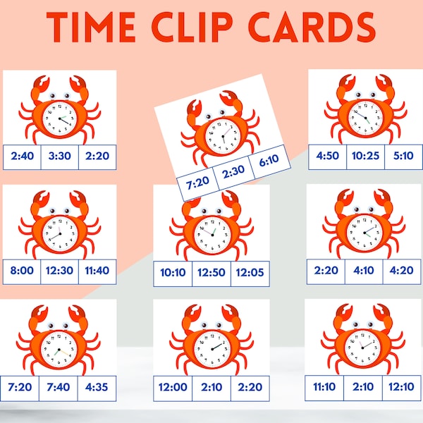 Blue Crab Clock - Etsy