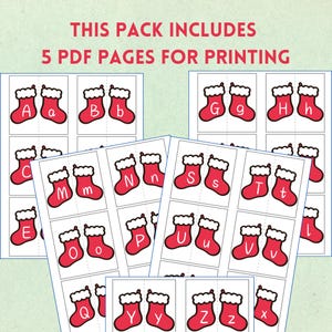 Uppercase Lowercase Letter Matching Game, ABC Puzzles, Preschool ...