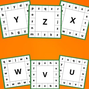 ABC Letter Matching Cards | Uppercase & Lowercase Clip Cards ...