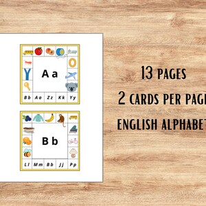 Alphabet Phonics Beginning Sounds Clip Cards, Clothespin Game ...