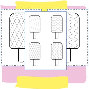 Preschool Tracing Worksheets, Ice Cream, Toddler Tracing Activities ...