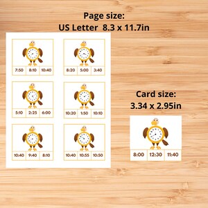 Learn to Tell Time Clip Cards & Clock Activity for Kids | Telling Time ...