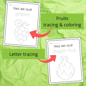 Fruits Pencil Control Worksheets | Tracing Printable Sheets for ...