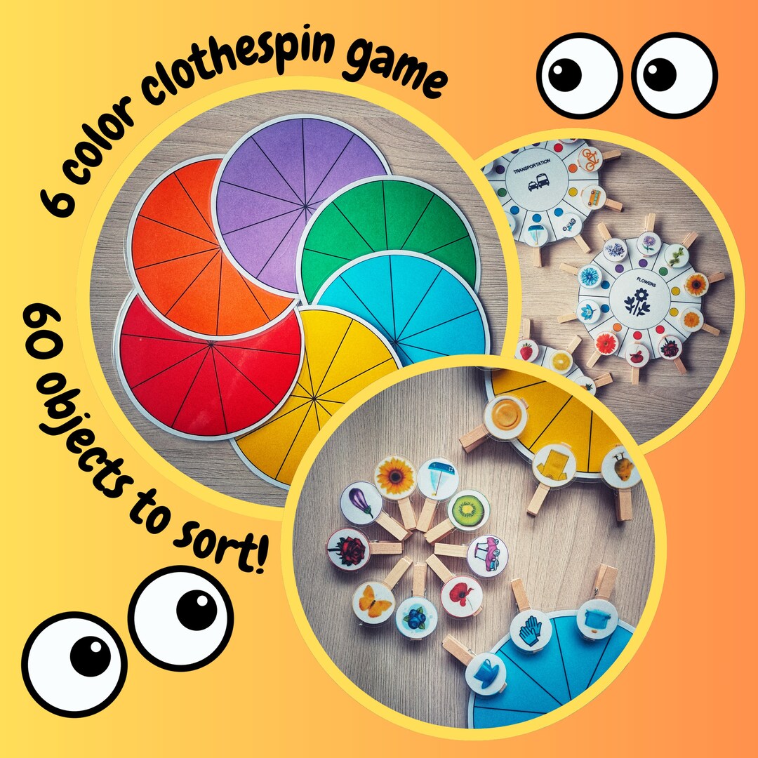 Color Matching Wheel Bundle Perfect for Teaching Colors and Enhancing ...
