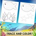 Pre-writing Line Tracing, Under the Sea Themed, Trace Practice, Fine ...
