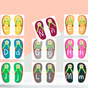 Spanish Alphabet Matching Activity - Uppercase & Lowercase Letters for ...