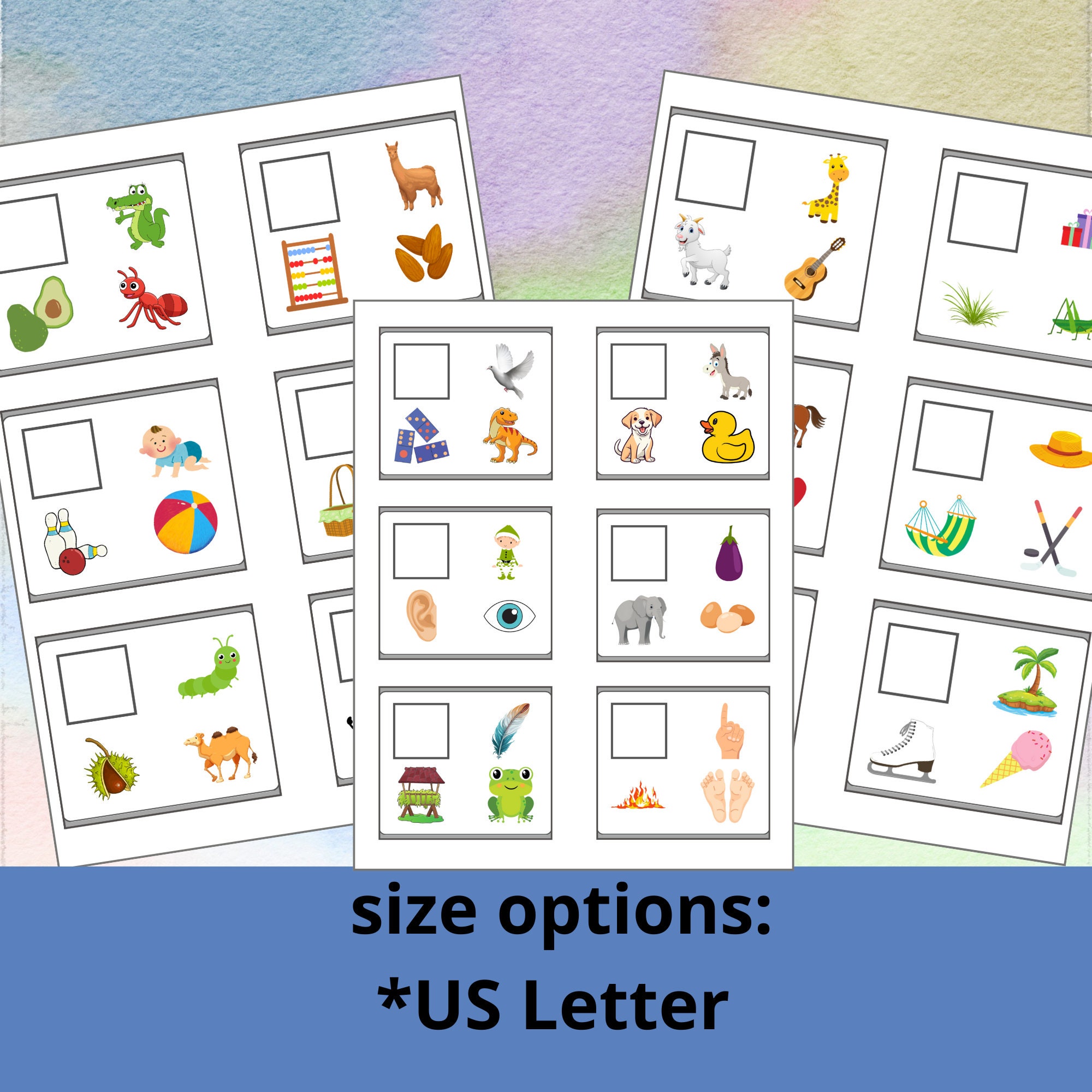Kindergarten Phonics Printable Activity, Preschool Letter Sounds ...