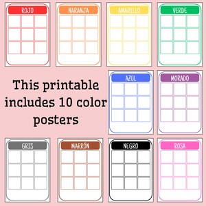 Color Sorting Activity for Toddlers & Preschoolers | Spanish Learning ...