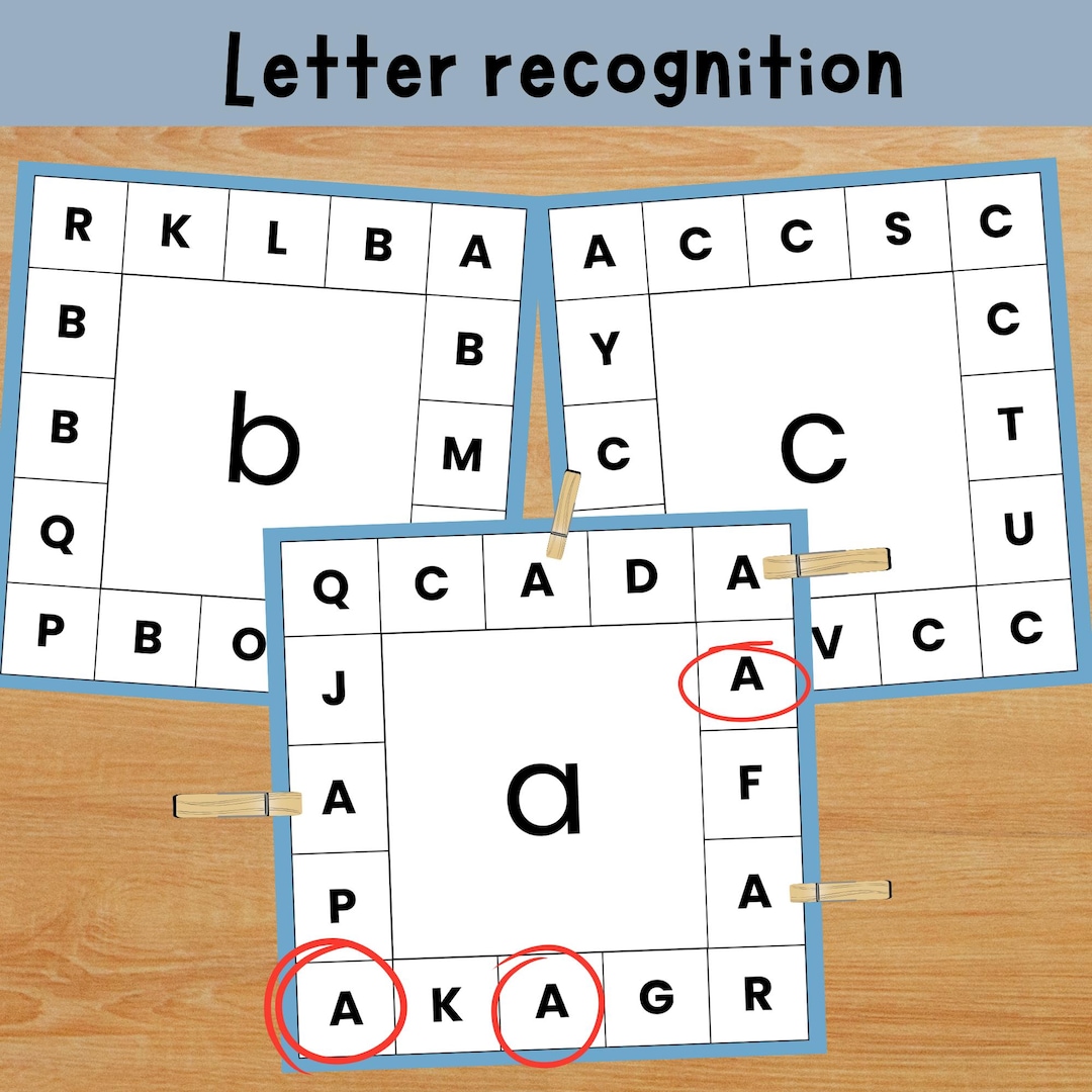 Alphabet Match Cards | Uppercase & Lowercase Recognition Activity for ...
