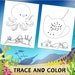 Pre-writing Line Tracing, Under the Sea Themed, Trace Practice, Fine ...