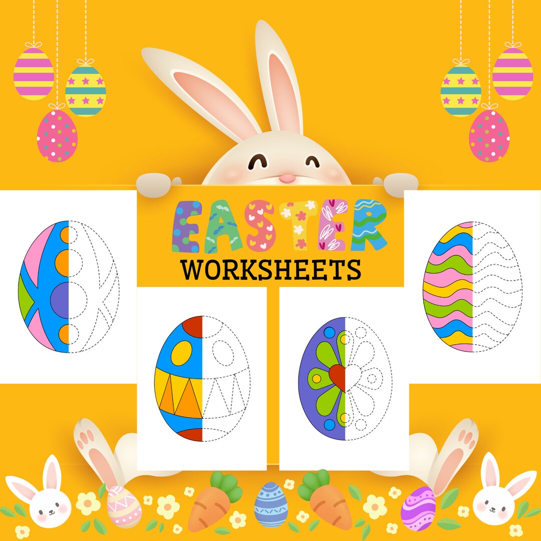 Printable Easter Activities for Kids, Preschool Worksheets, Practicing ...