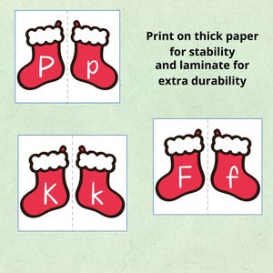 Alphabet Matching Christmas | Letter Recognition Game for Preschool ...