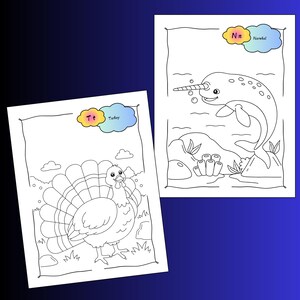ABC Animal Coloring Pages | Toddler Alphabet A-Z Activity | Homeschool ...