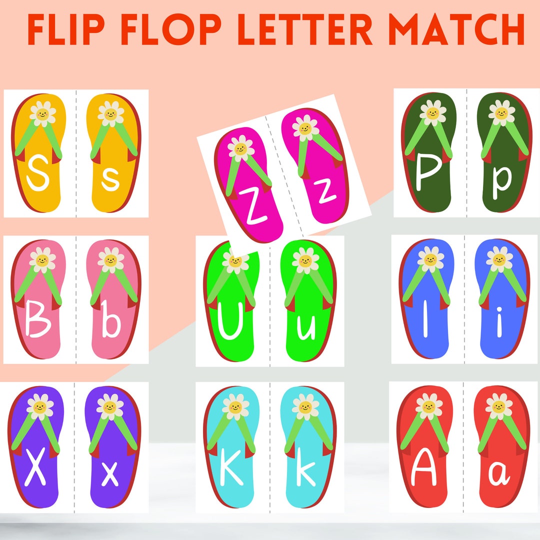 Alphabet Letter Matching Cards for Toddlers & Preschoolers, Educational ...
