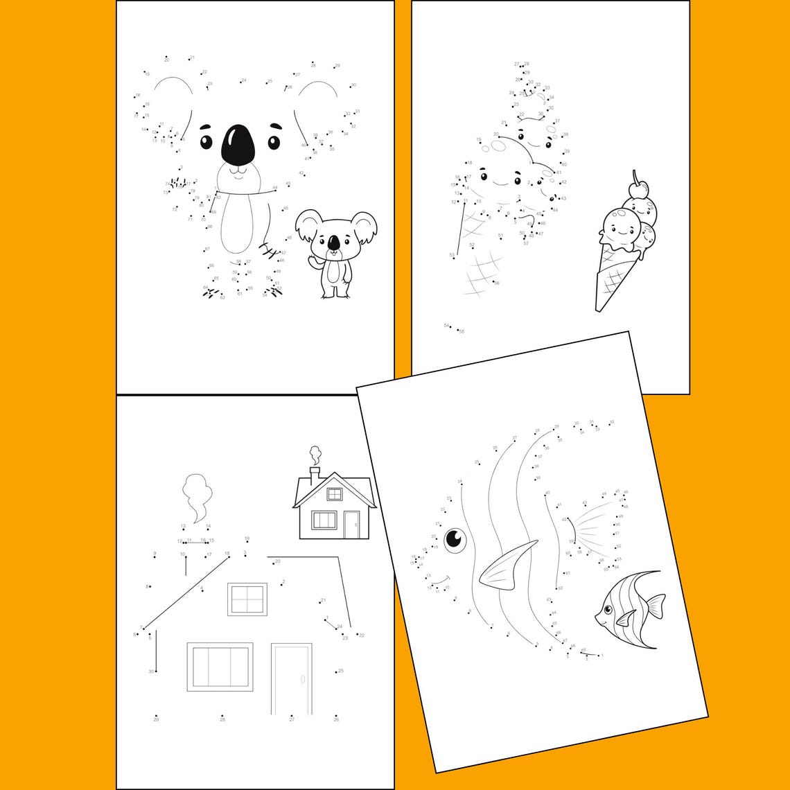 Dot-to-dot Worksheets for Preschoolers | Printable Counting & Tracing ...