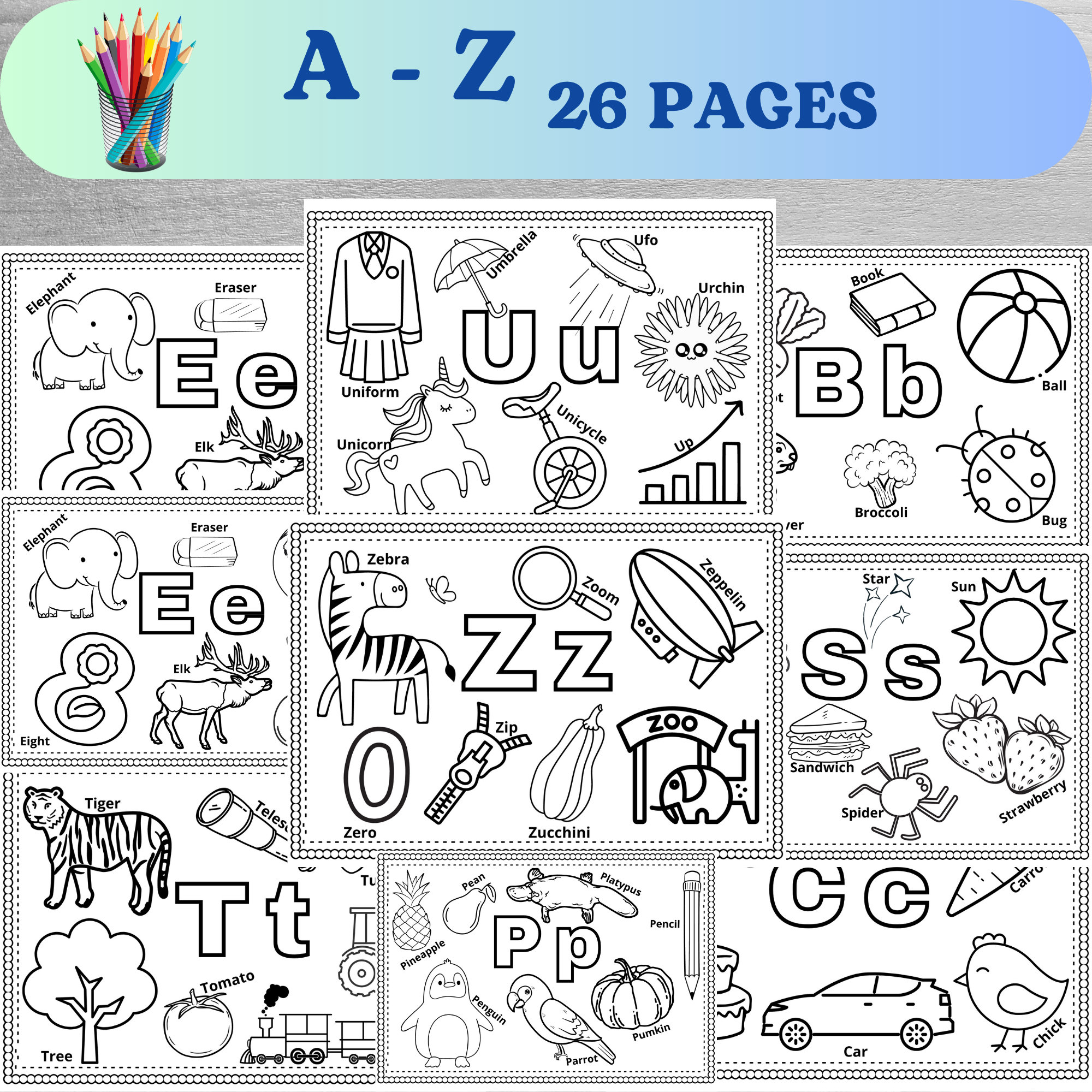 Alphabet Coloring Pages, Printable, Alphabet Letter Sounds Worksheets ...
