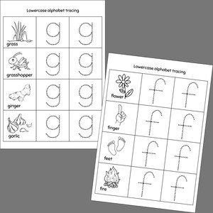 Tracing Lowercase Letters Worksheets | Alphabet Handwriting Practice ...