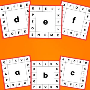 ABC Letter Matching Cards | Uppercase & Lowercase Clip Cards ...