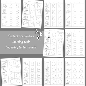 Tracing Capital Letters Worksheets | Uppercase Letter Practice for Kids ...