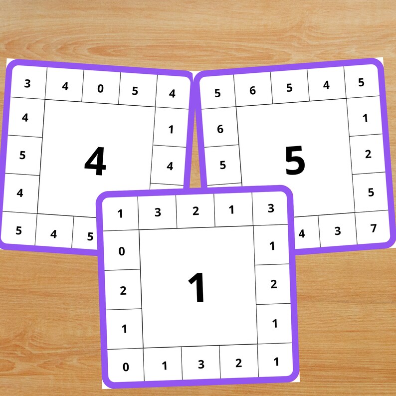 Number Matching Clip Cards 1-10 | Printable Math for Kindergarten ...