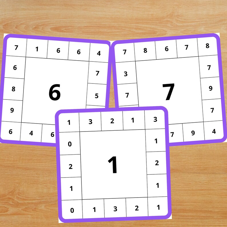 Number Matching Clip Cards 1-10 | Printable Math for Kindergarten ...