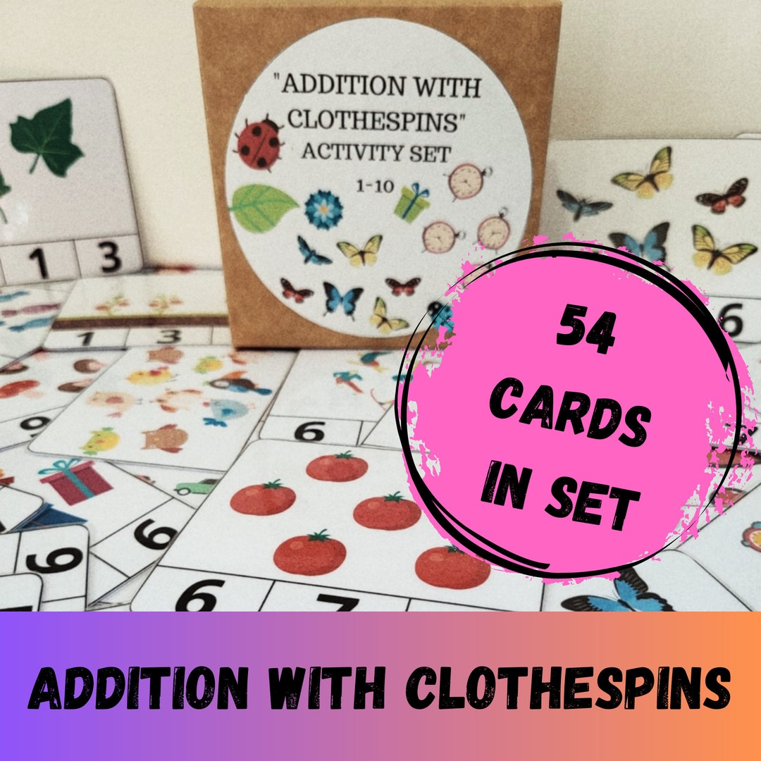 Counting 1-10 Task Box Montessori-inspired Learning Tool for Children ...