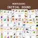 Phonics Initial Sound Cards A-Z | Montessori Alphabet Matching Activity ...