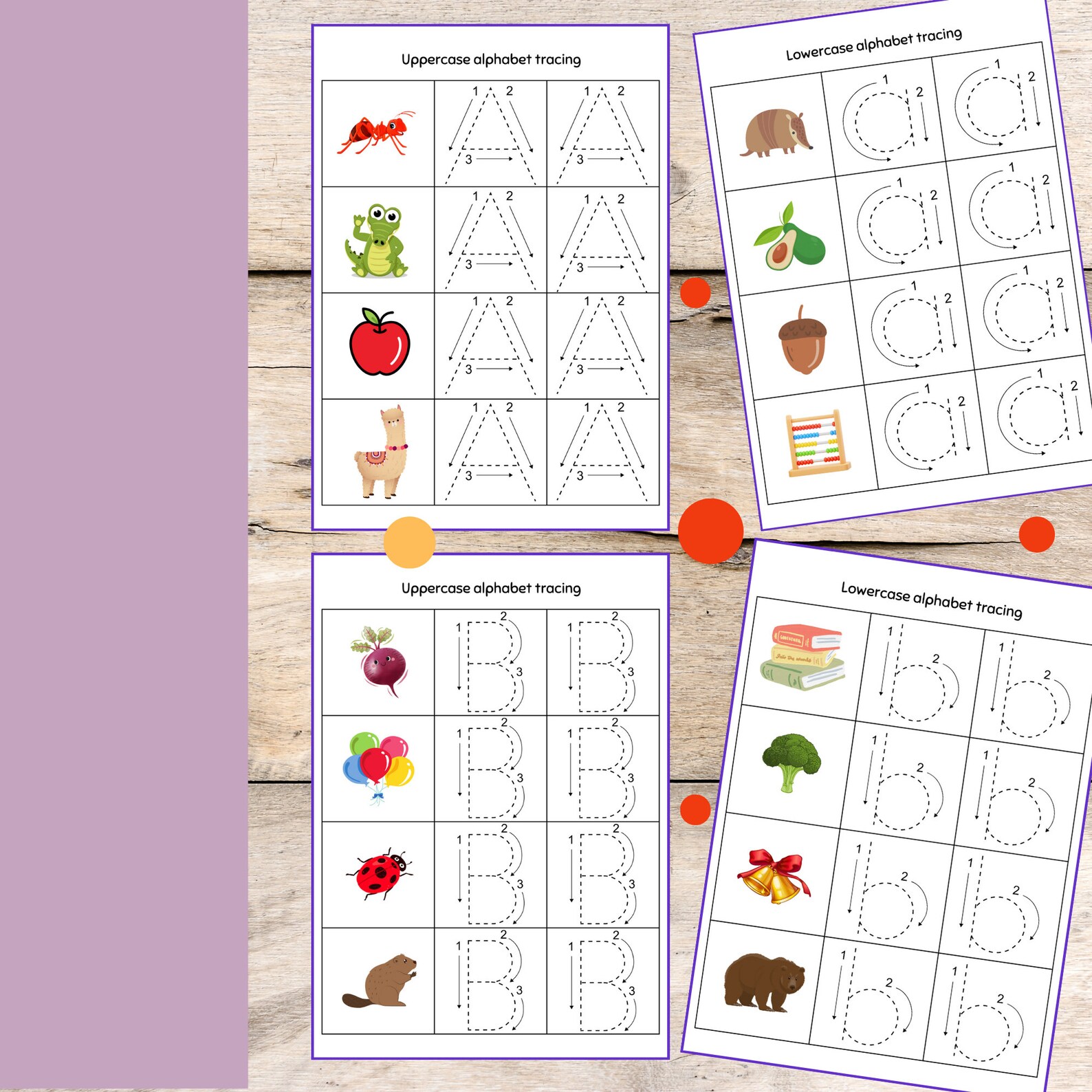 Printable Alphabet Letter Sounds Worksheets, ABC Phonics, Preschool ...