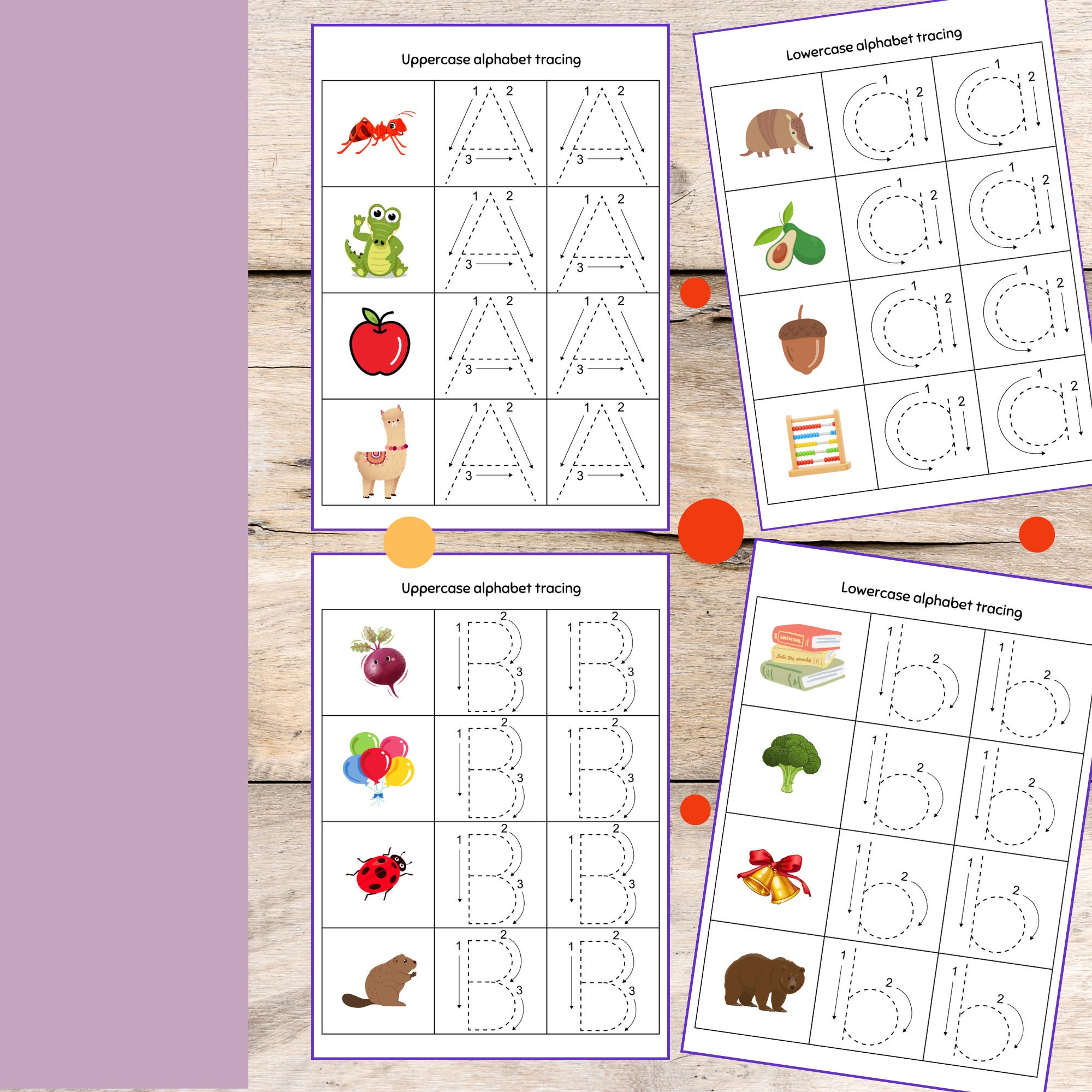 Printable Alphabet Letter Sounds Worksheets, ABC Phonics, Preschool ...