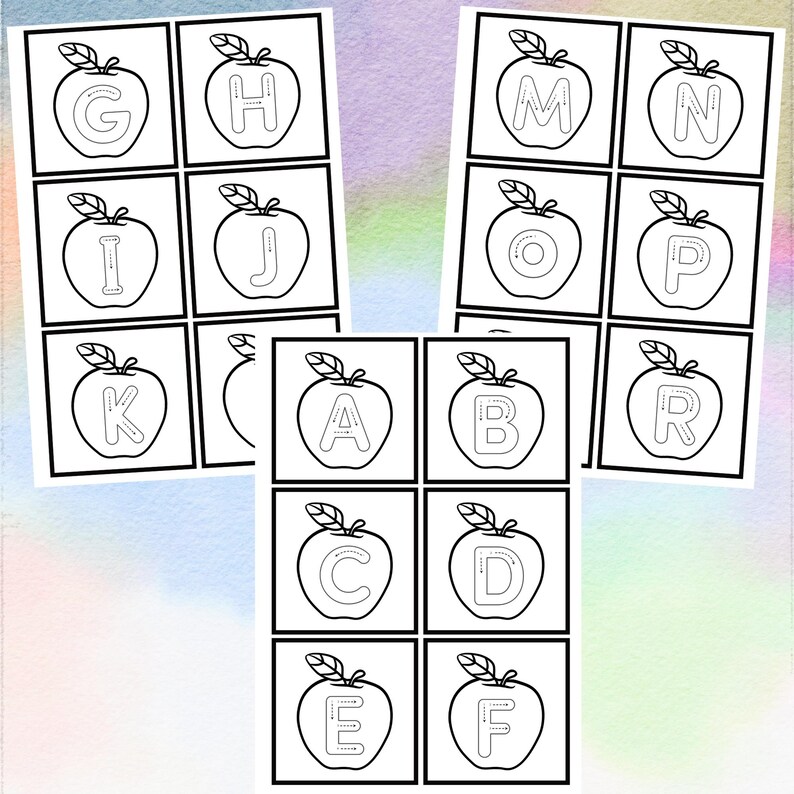 Printable Uppercase Alphabet Tracing Worksheets, Preschool-kindergarten ...