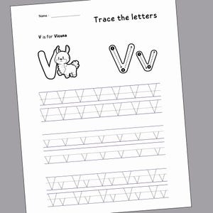 Animal ABC Letter Tracing Pages | Printable Handwriting Practice for ...