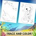 Pre-writing Line Tracing, Under the Sea Themed, Trace Practice, Fine ...
