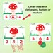 Mushrooms Montessori Count and Clip Cards 1-10 | Toddler & Preschool ...