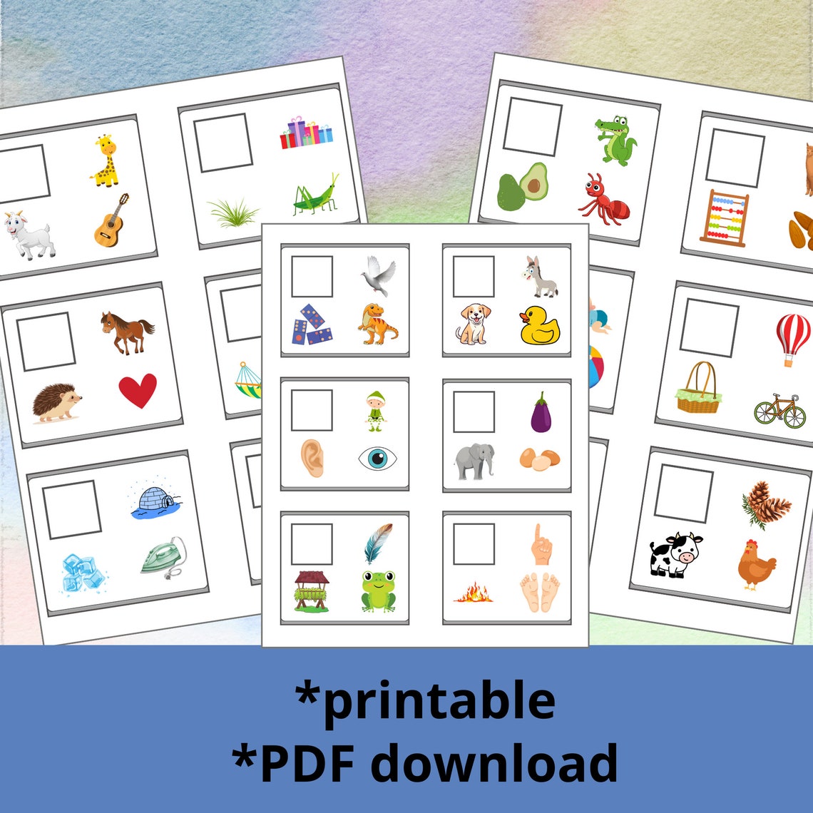 Kindergarten Phonics Printable Activity, Preschool Letter Sounds ...