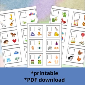 Pre-k Learning ABC Beginning Sound Activity, Letter Sounds Picture ...