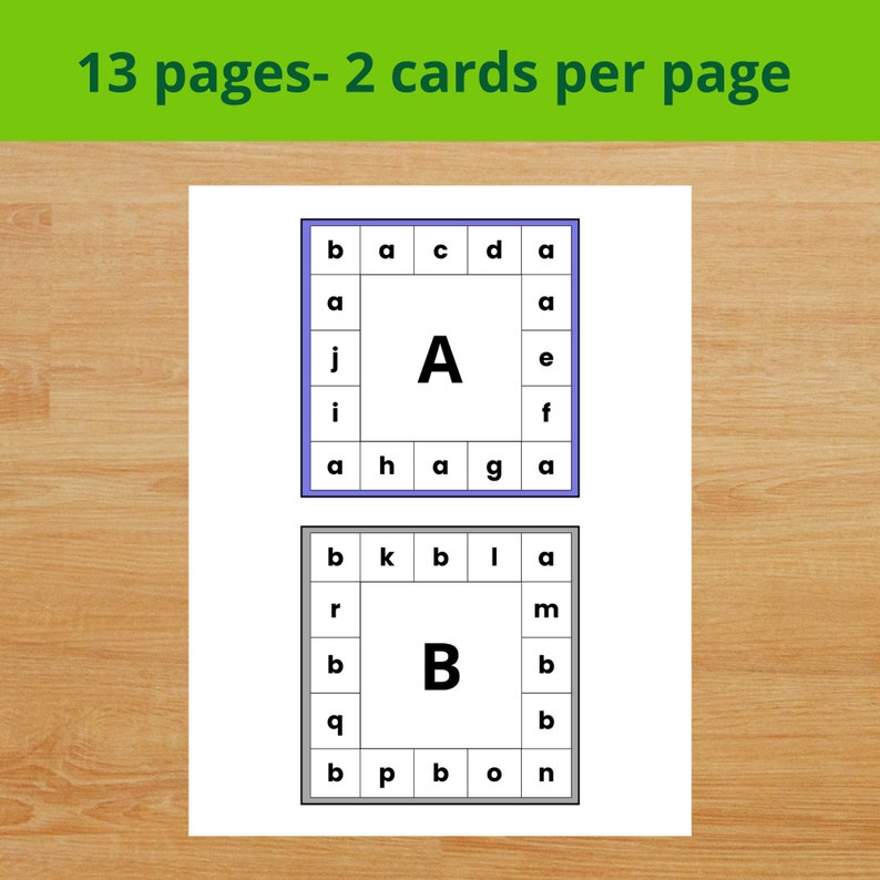 Letter Recognition Alphabet Clip Cards | Toddler & Preschool Matching ...