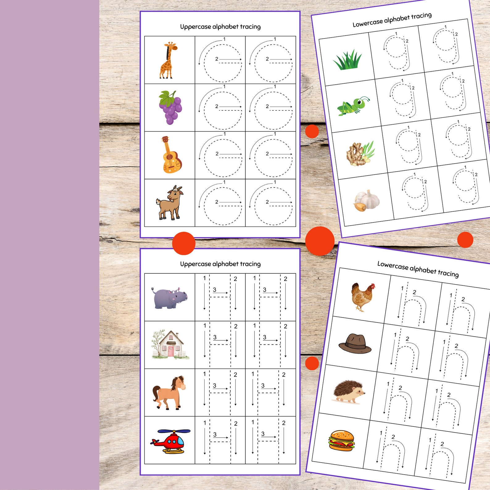 Printable Alphabet Letter Sounds Worksheets, ABC Phonics, Preschool ...