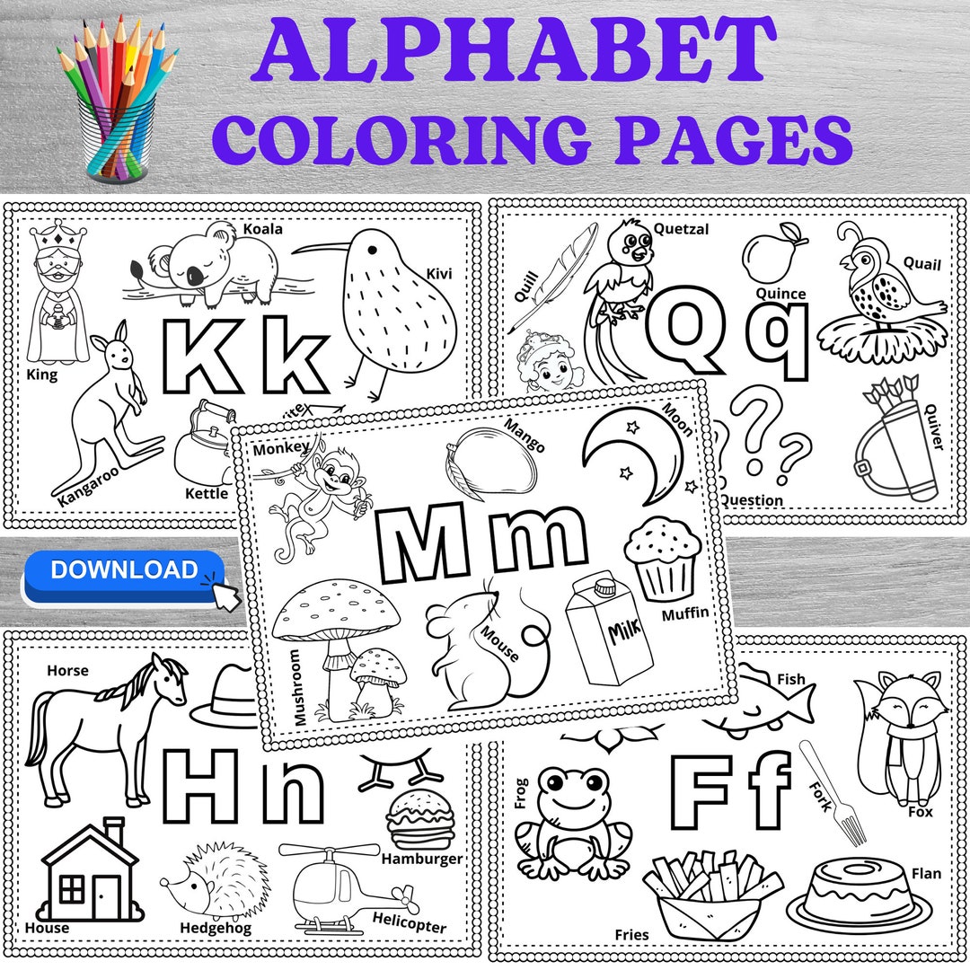 Alphabet Coloring Pages, Printable, Alphabet Letter Sounds Worksheets ...