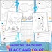 Pre-writing Line Tracing, Under the Sea Themed, Trace Practice, Fine ...