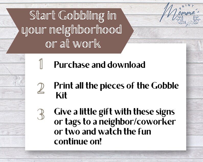 You've Been Gobbled Thanksgiving Printable You've - Etsy
