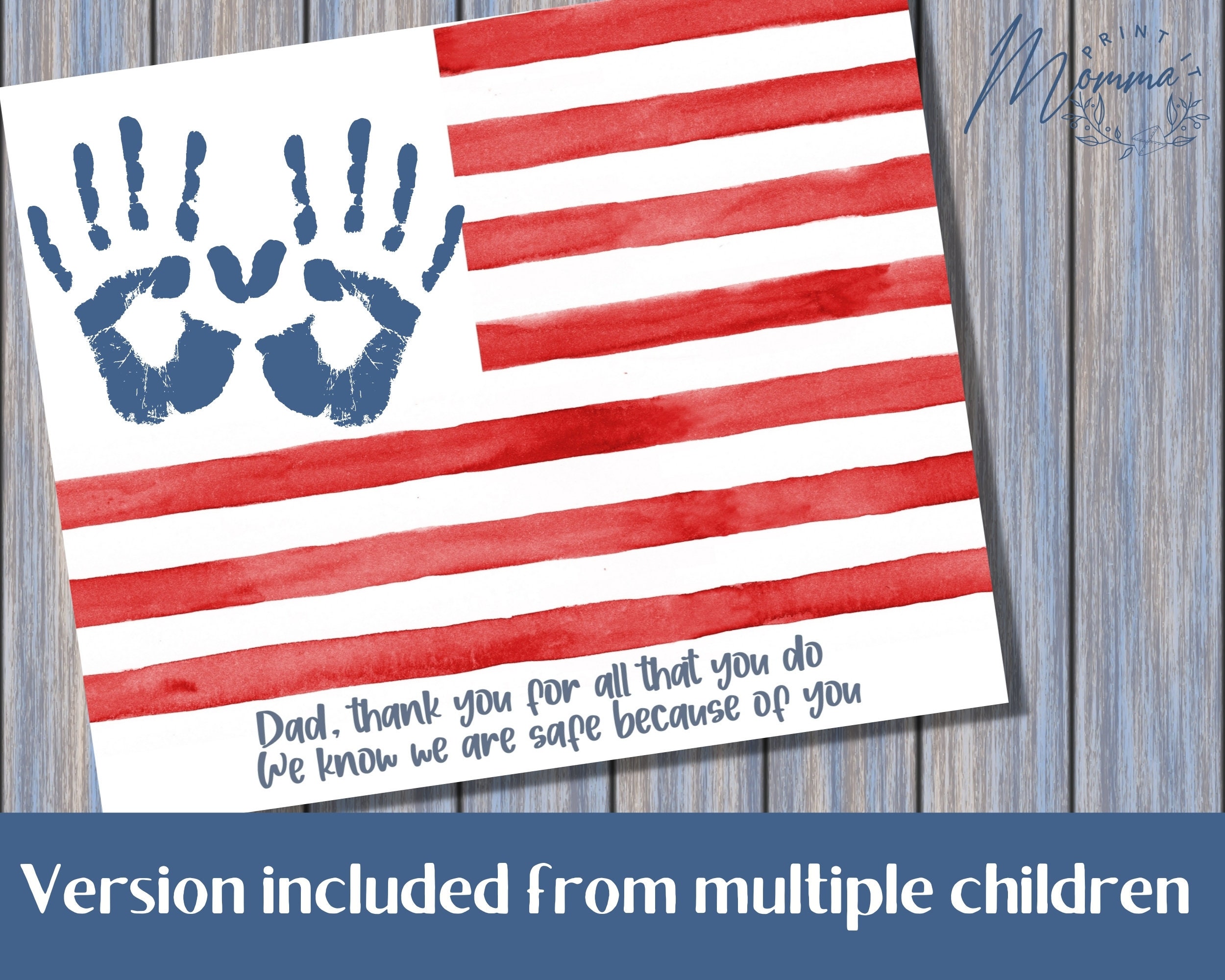 Father's Day Gift From Kids for Military Dad Printable - Etsy